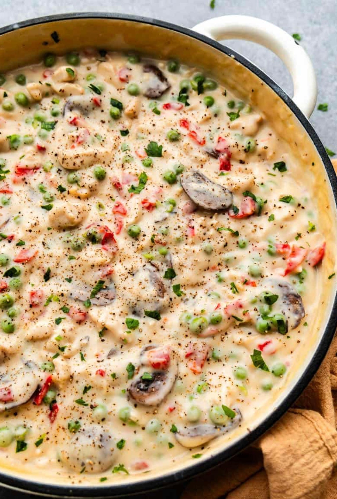 Chicken a la king with trivelle pasta | The Good Stuff Food Co